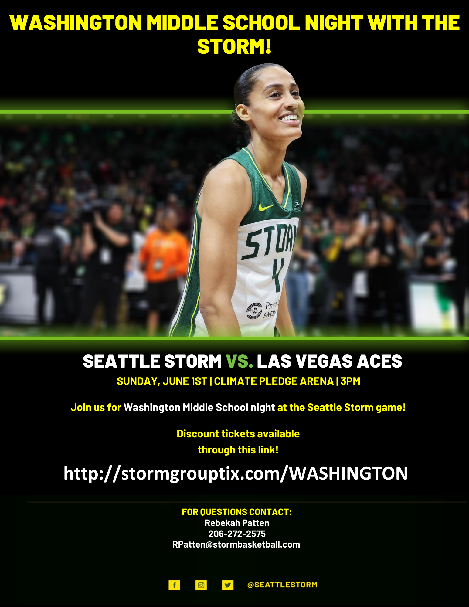 WMS Night with the Storm – Washington Middle School PTSA